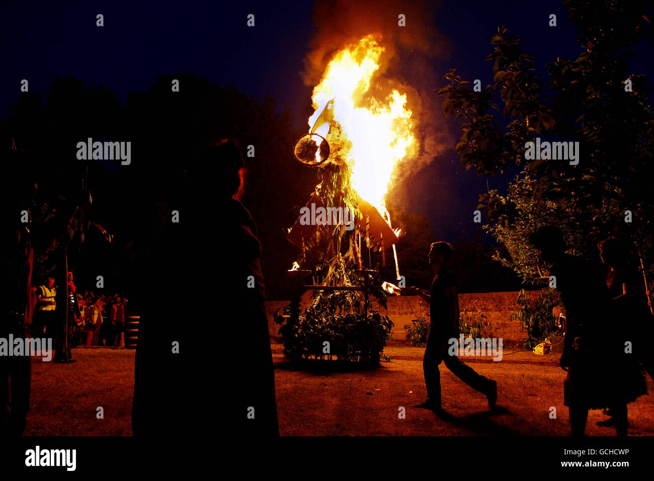 Revellers take part in Phoenix fire ceremony to mark the eve of the ...