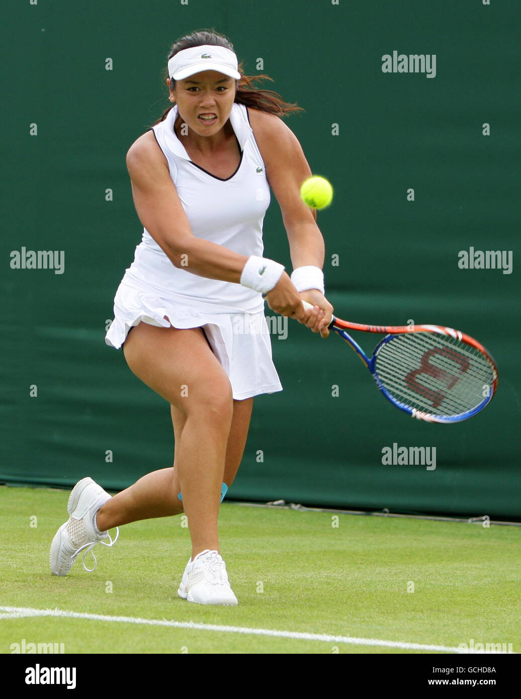 Yung-Jan Chan in action against Switzerland's Patty Schnyder during Day ...