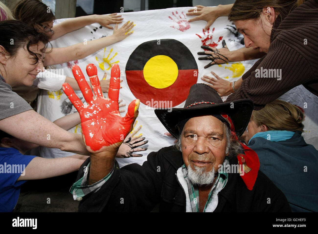 Australian indigenous protest hi-res stock photography and images - Alamy