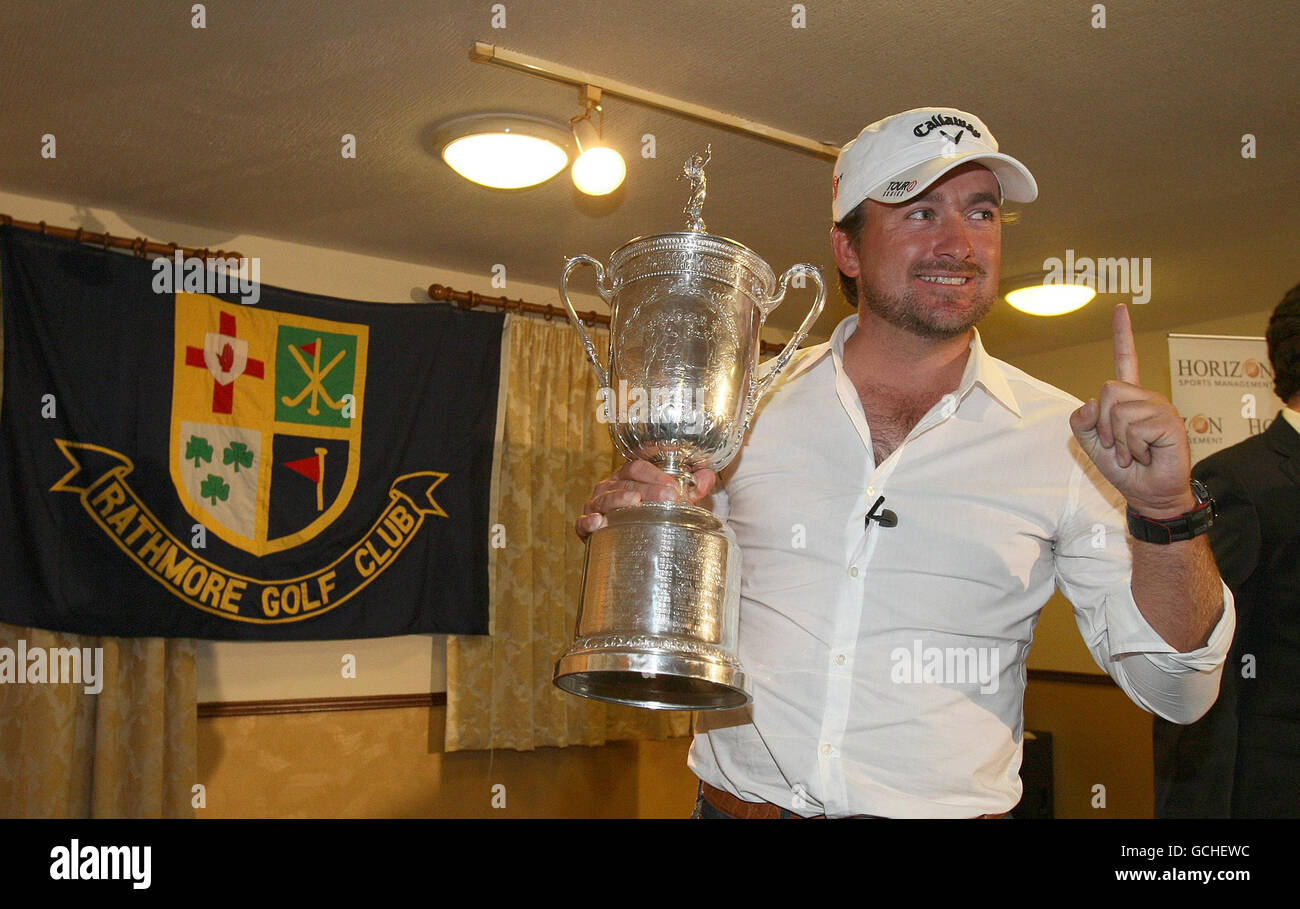 New US Open champion Graeme McDowell during a press conference at ...