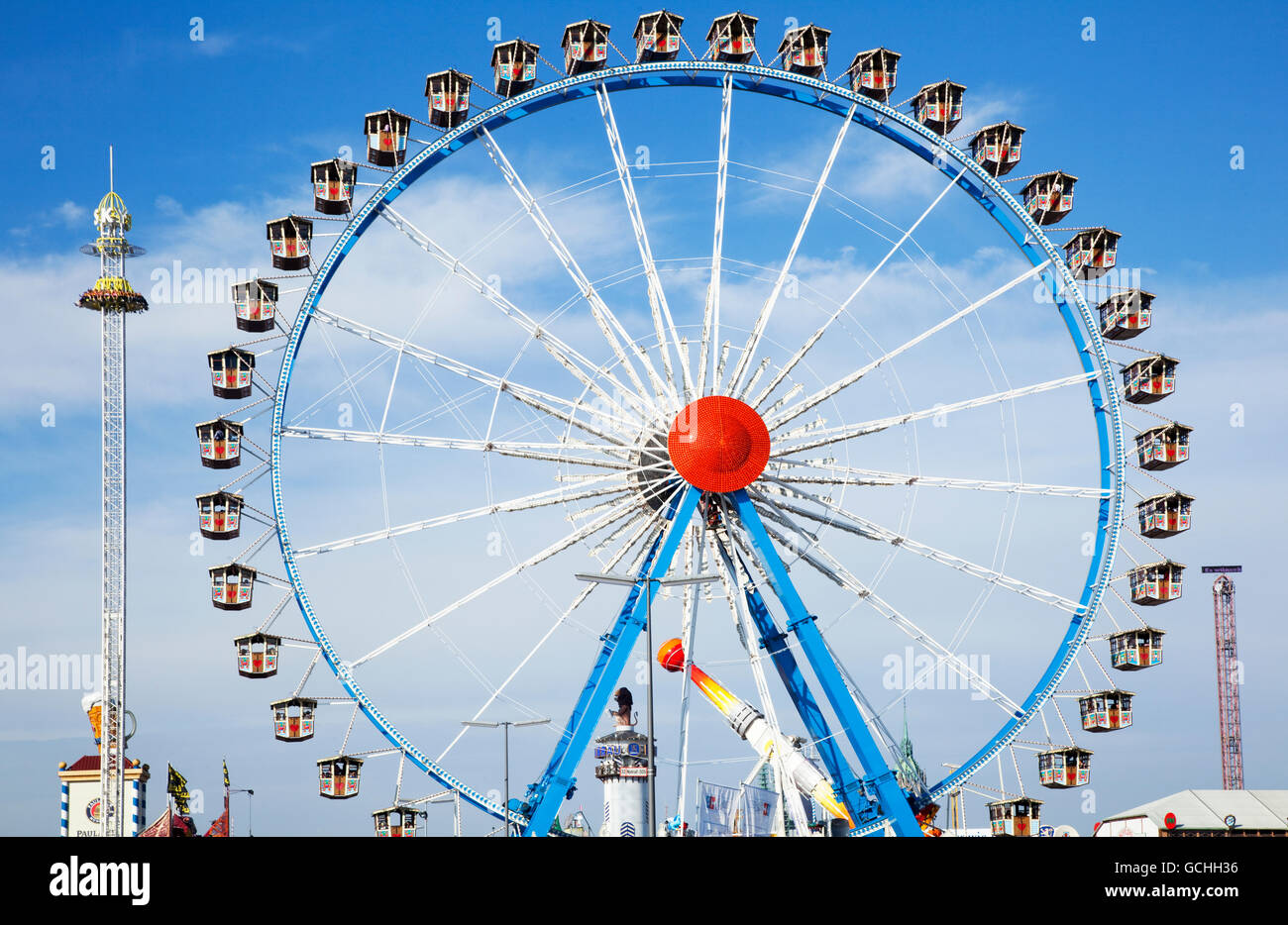 Ferris wheel; Munich, Bavaria, Germany Stock Photo - Alamy
