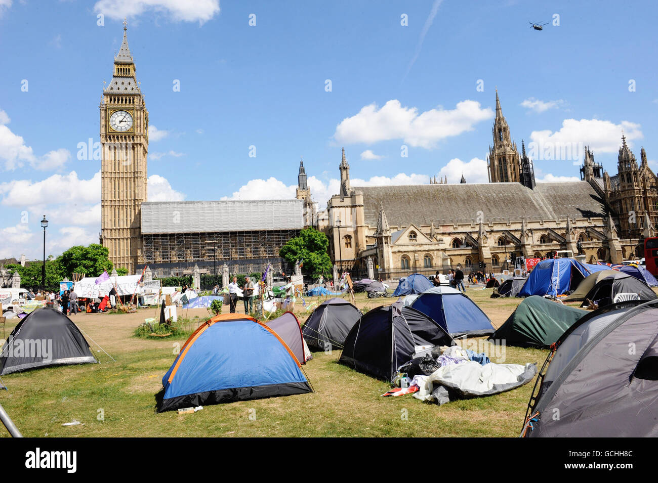 'Democracy Village' case Stock Photo - Alamy