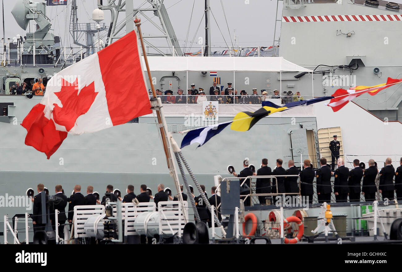 Naval review mark 100th anniversary canadian navy hi-res stock ...