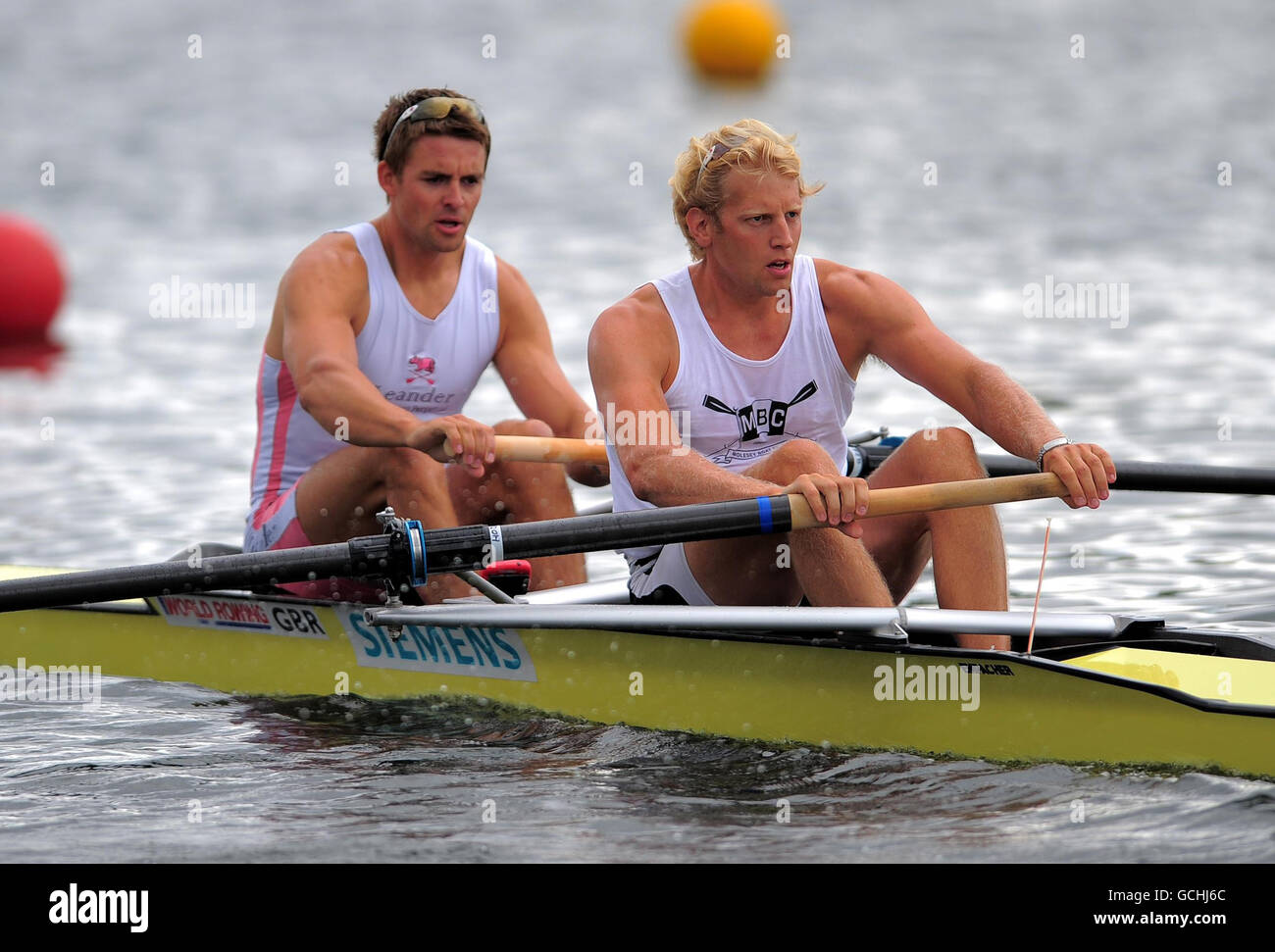 Great Britain's Pete Reed (left) and Andrew Triggs Hodge in their ...