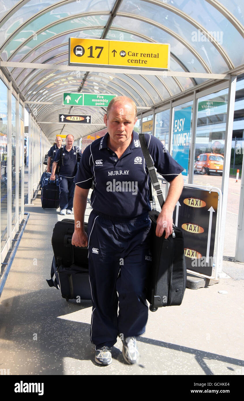 Rugby Union - Scotland leave for Argentina Tour - Edinburgh Airport ...