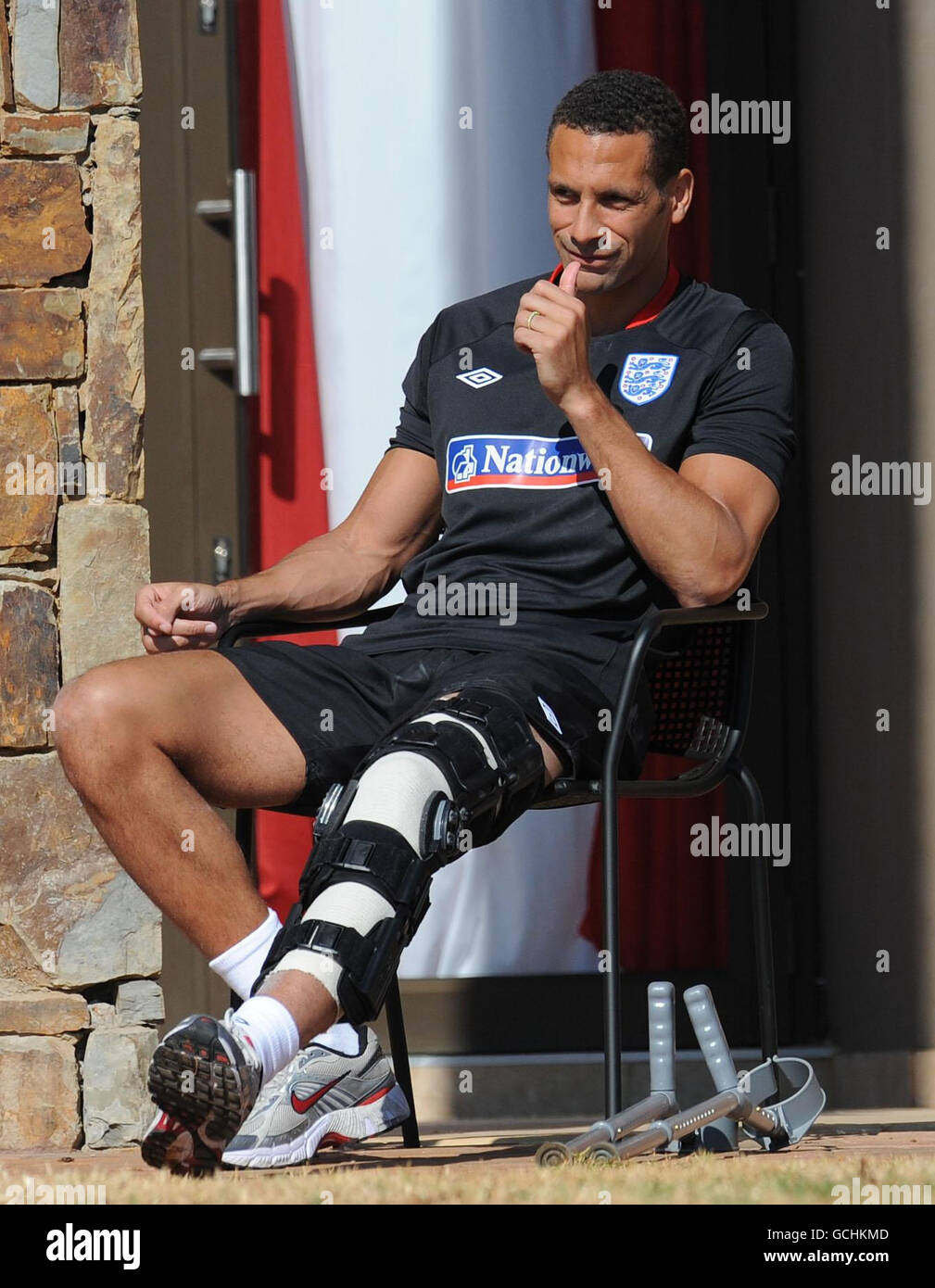 The england team the 2010 fifa world cup rustenburg hi-res stock ...
