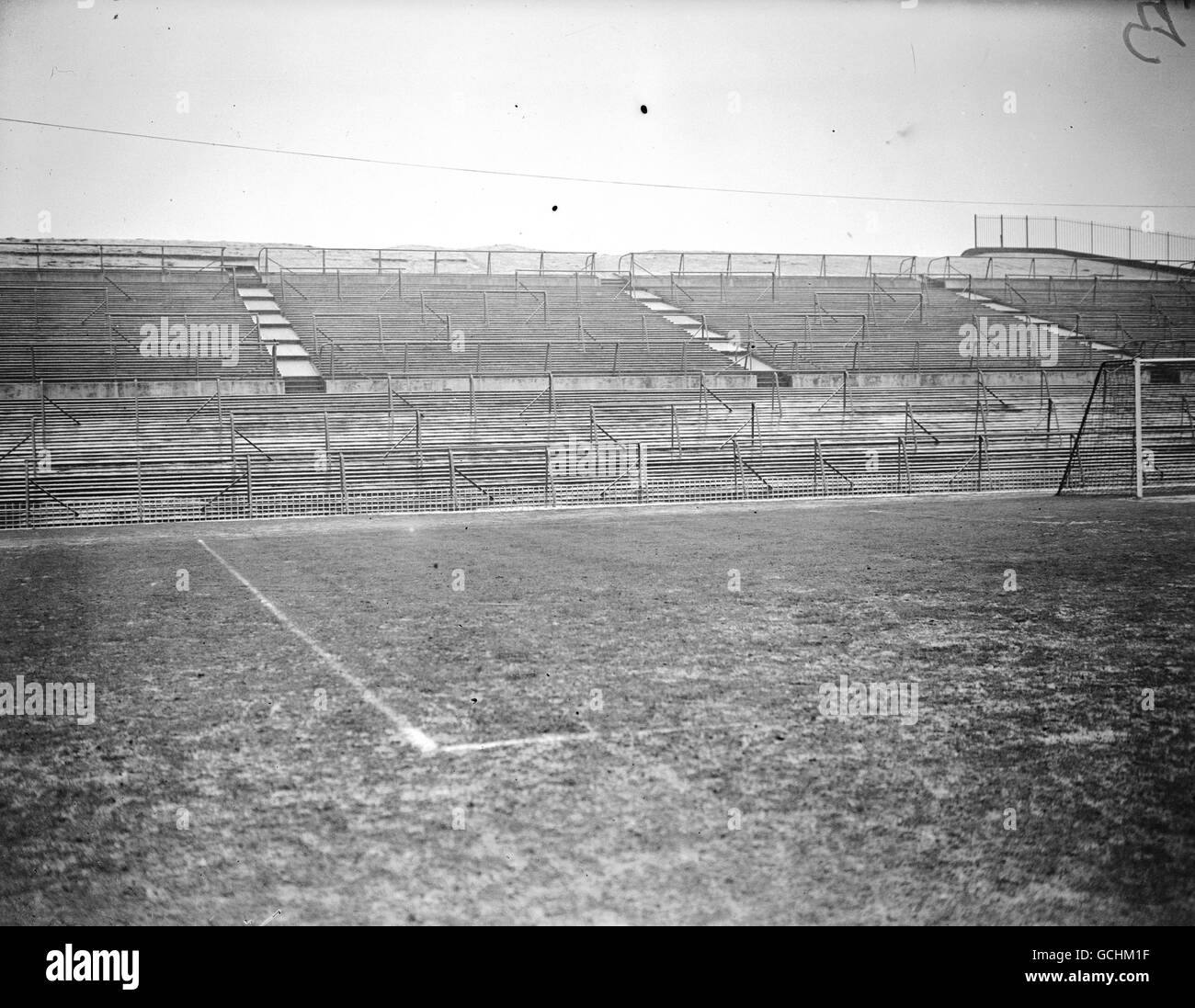 Football general view ground Black and White Stock Photos & Images - Alamy