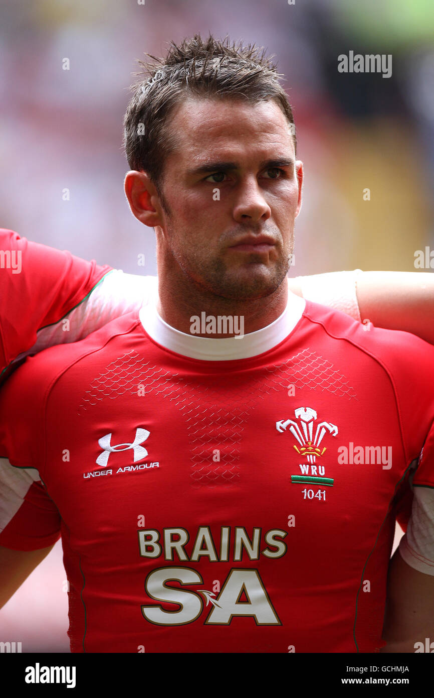 Lee Byrne, Wales. Lee Byrne, Wales Stock Photo - Alamy