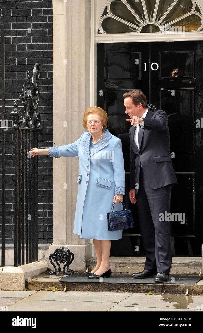 Baroness thatcher visits downing street hi-res stock photography and ...