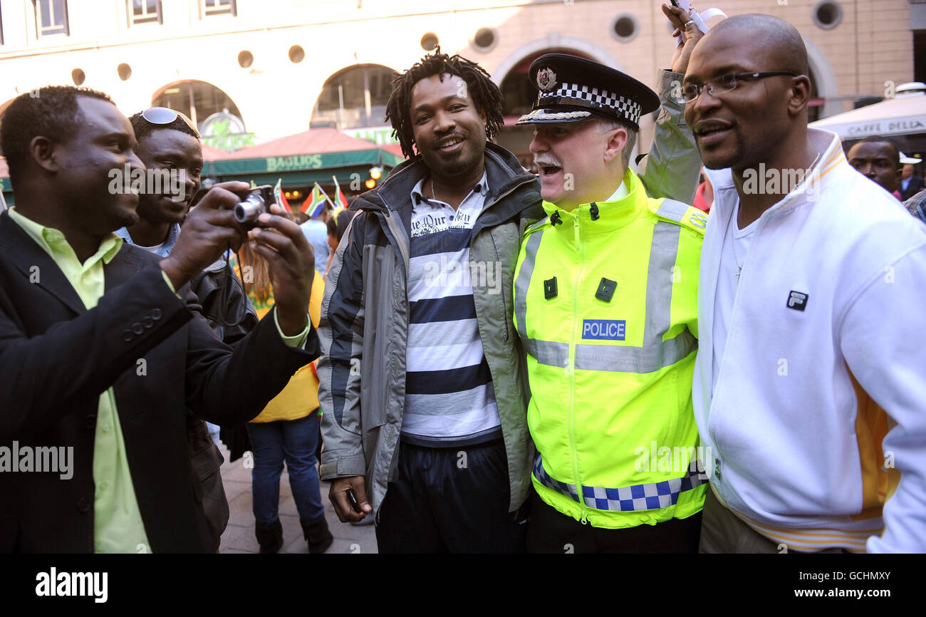 Assistant Chief Constable Andy Holt meets fans as he patrols Nelson ...
