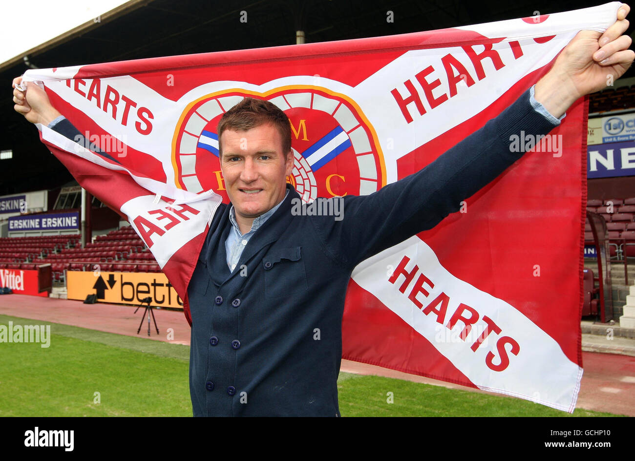 Soccer - Kevin Kyle Photo Call - Tynecastle Stadium Stock Photo - Alamy