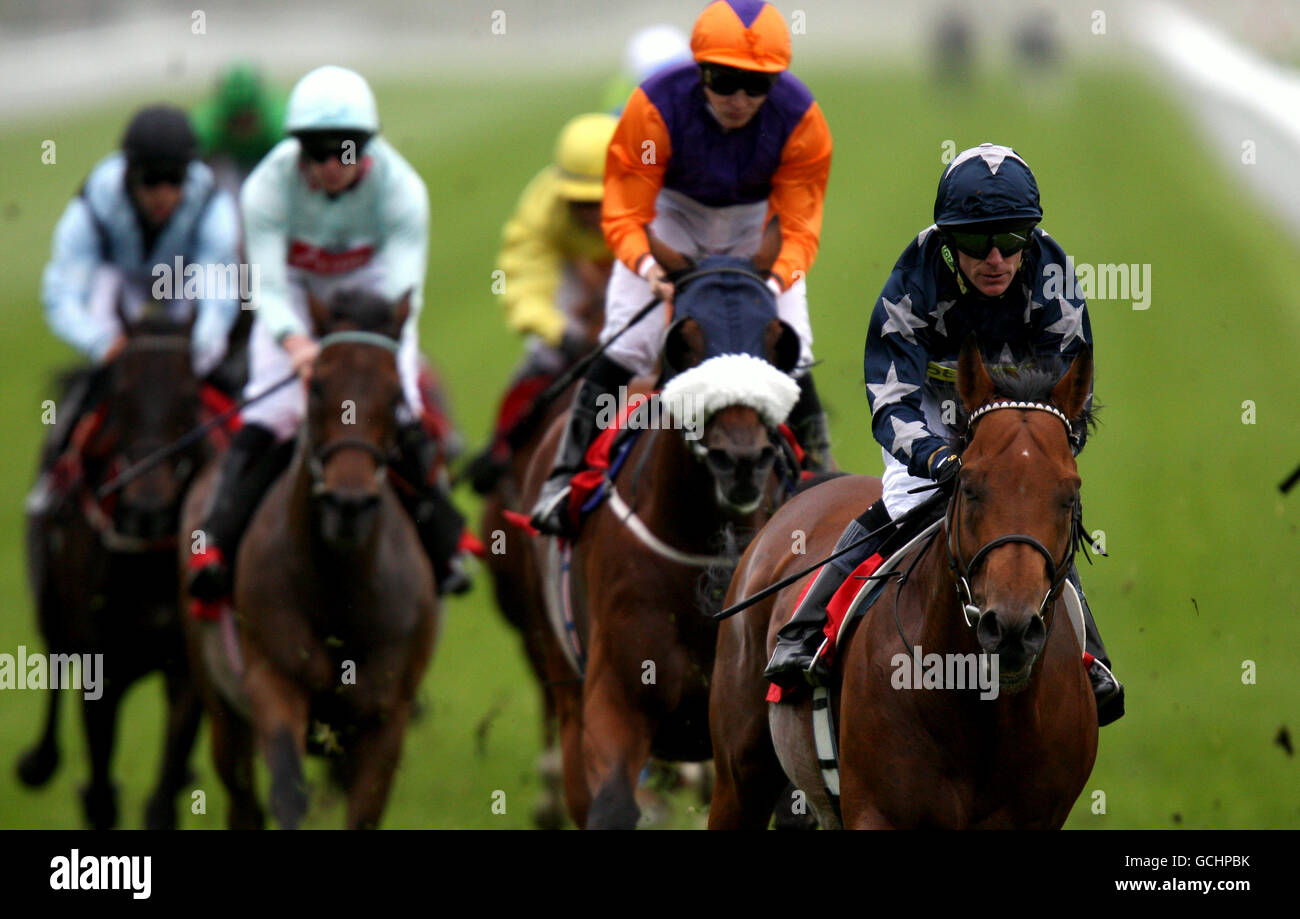 Horse Racing Family Fun Day Doncaster Racecourse High Resolution Stock ...