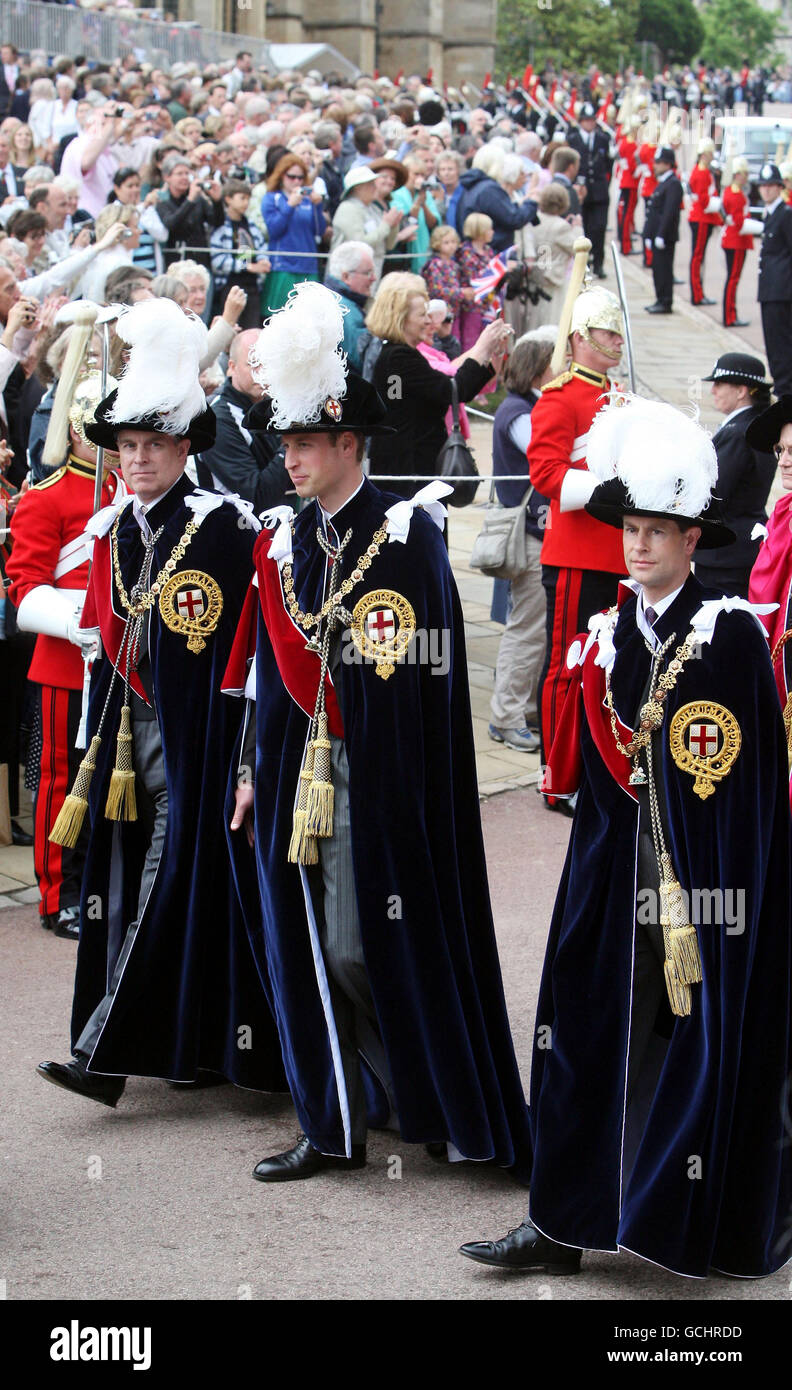 Order of the Garter Service Stock Photo - Alamy
