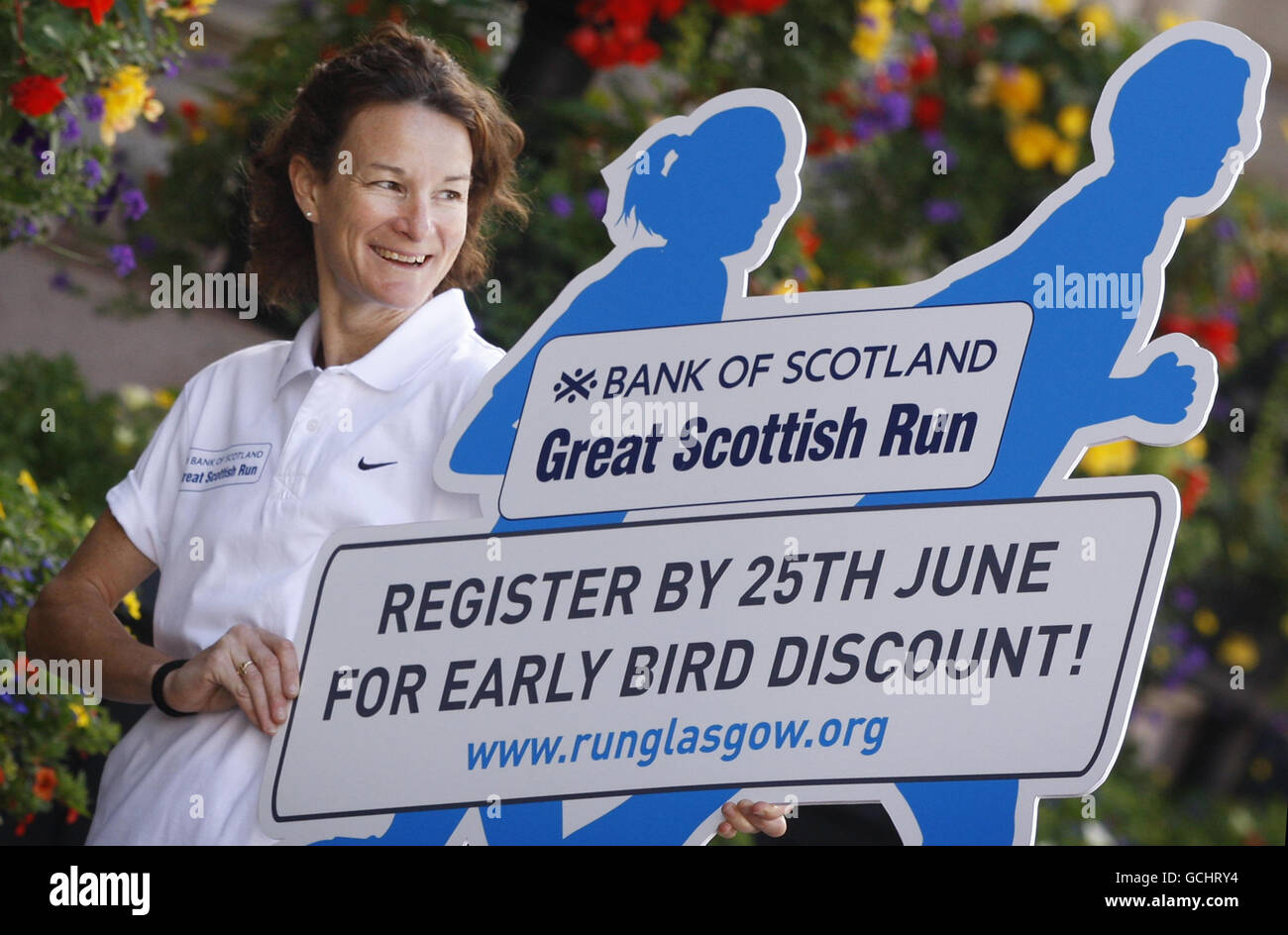 2010 Bank of Scotland Great Scottish Run launch Stock Photo - Alamy