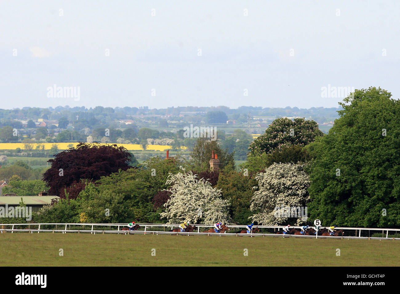 Horse racing hilary needler trophy night beverley racecourse hi-res ...
