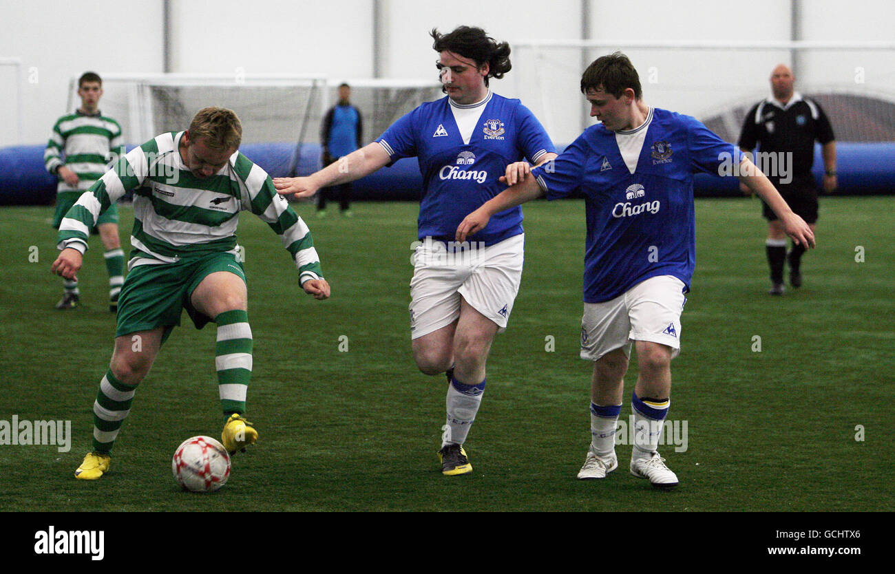 One of Evertons' four team battle it out in the National Disability ...