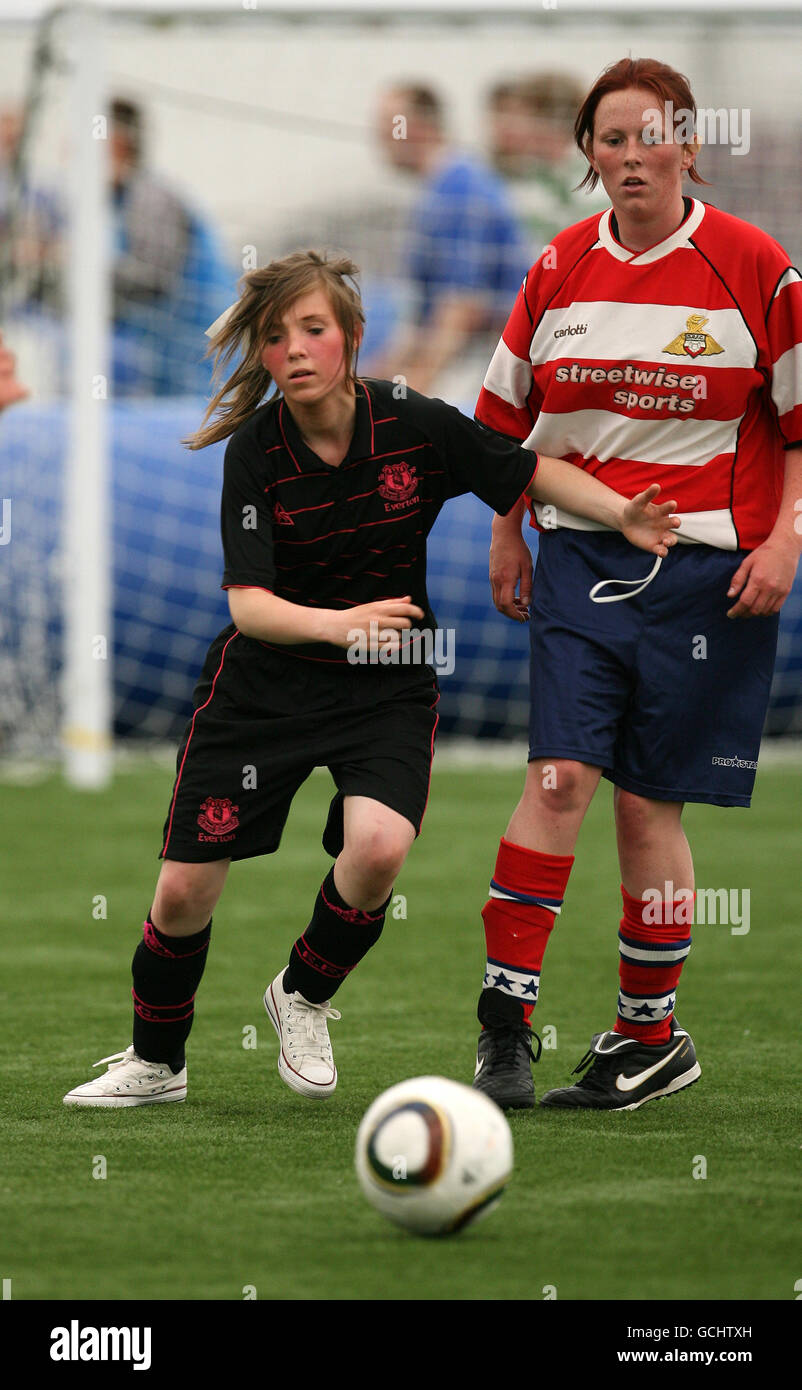 One of Evertons' four team battle it out in the National Disability ...