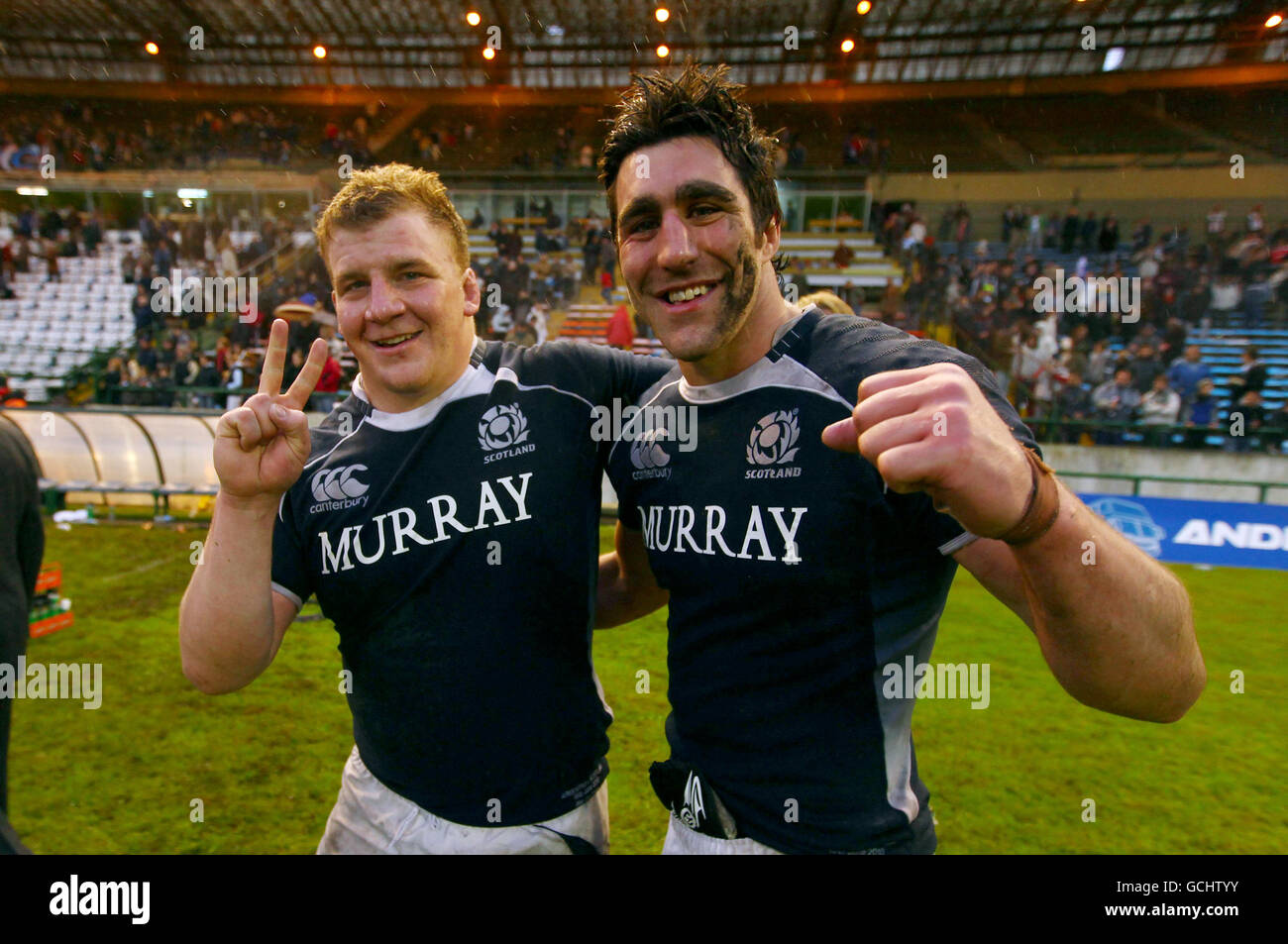 Scotlands moray low test match estadio mundialista hi-res stock ...