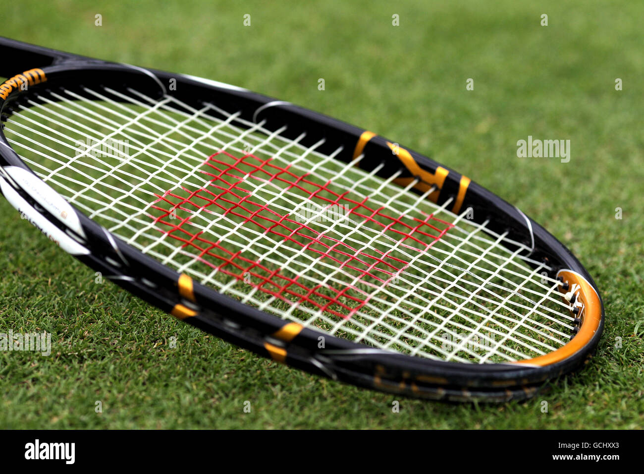 Setail of a tennis racket hi-res stock photography and images - Alamy