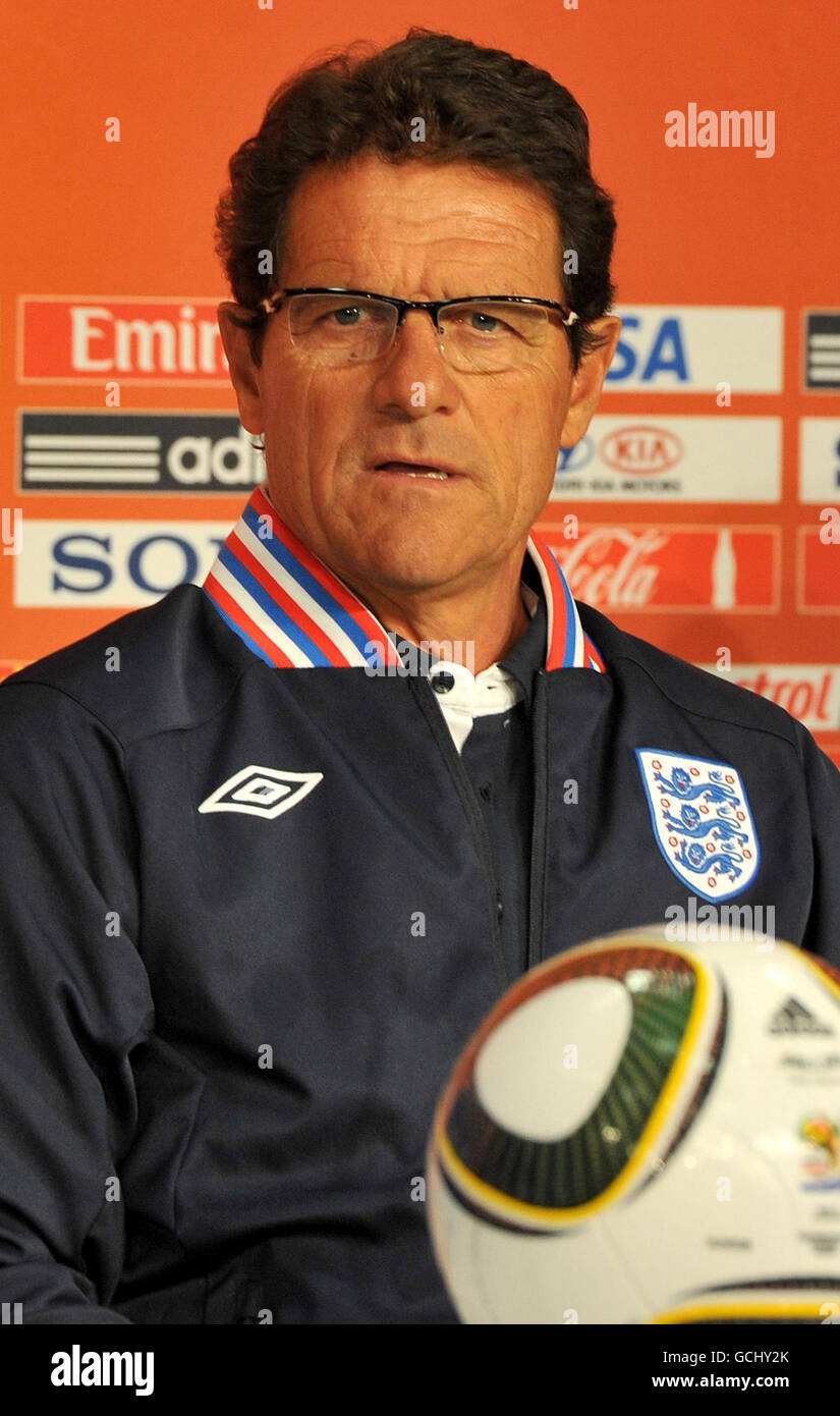 England manager Fabio Capello during a press conference at the Nelson ...