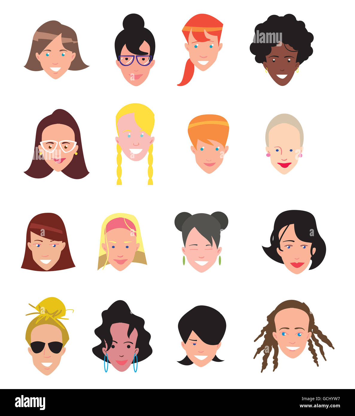 Character portrait avatar face hi-res stock photography and images - Alamy