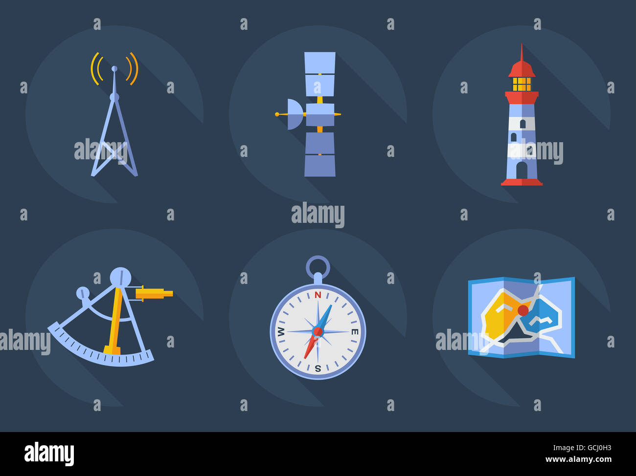 Icons of Communications Stock Photo - Alamy