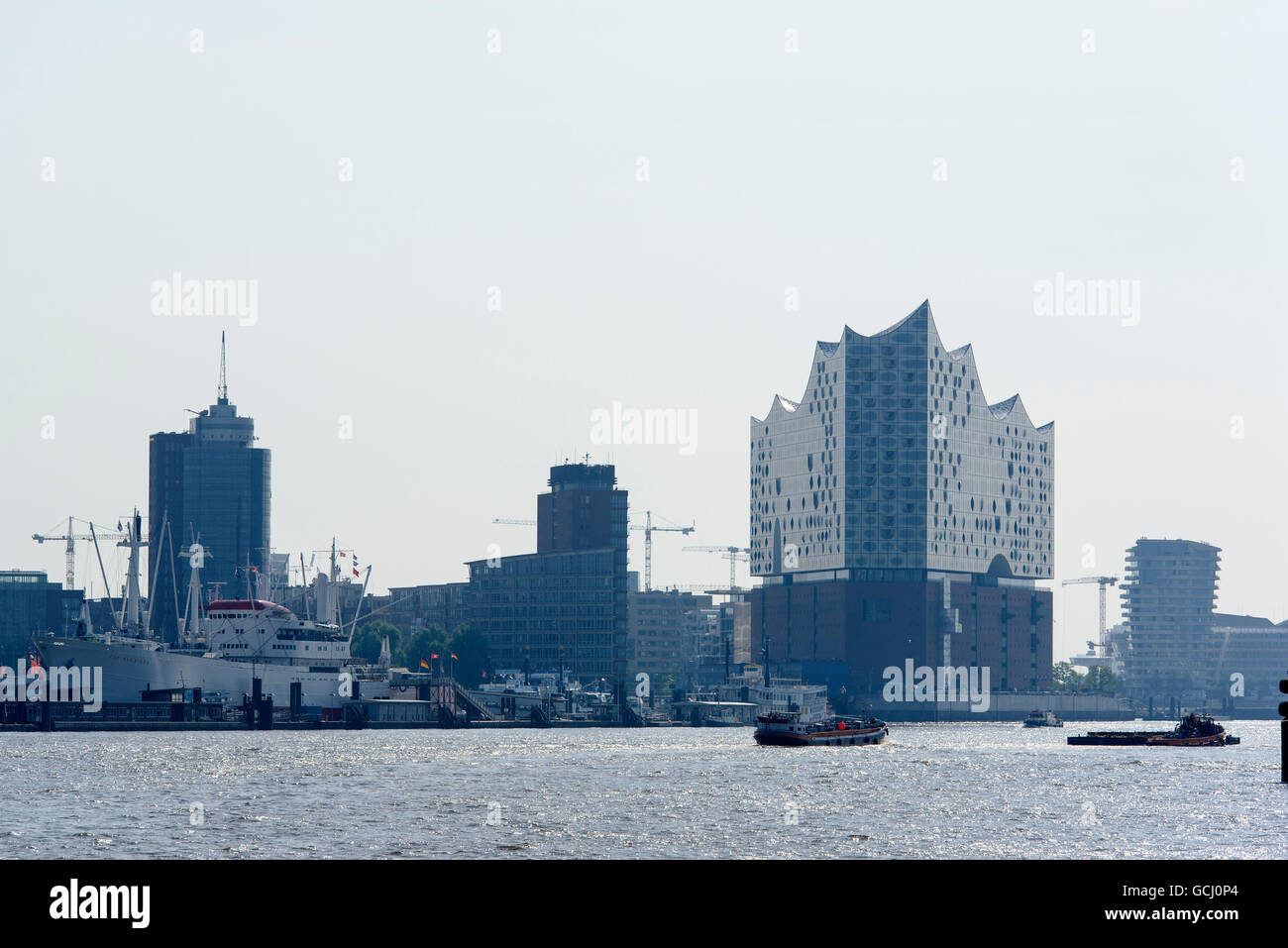 Elbphilharmonie with hafencity hi-res stock photography and images - Alamy