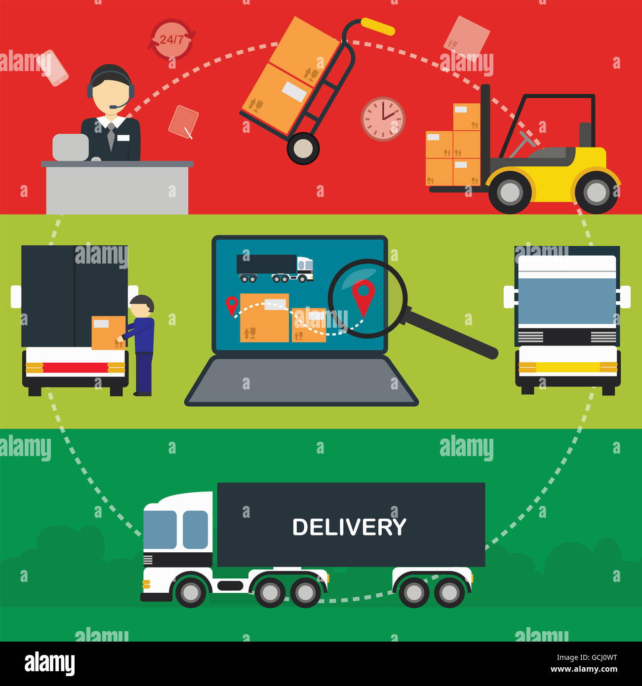 Logistic process hi-res stock photography and images - Alamy