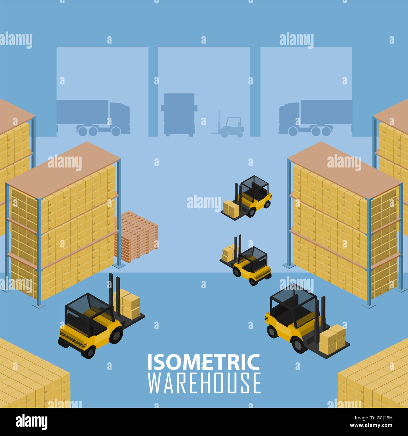 Warehouse infographic illustration hi-res stock photography and images ...