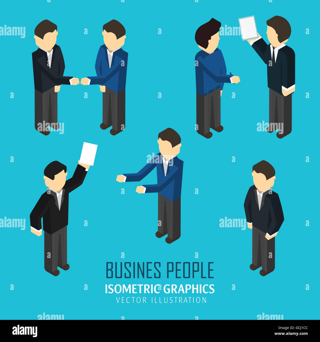 Isometric people in social hi-res stock photography and images - Alamy