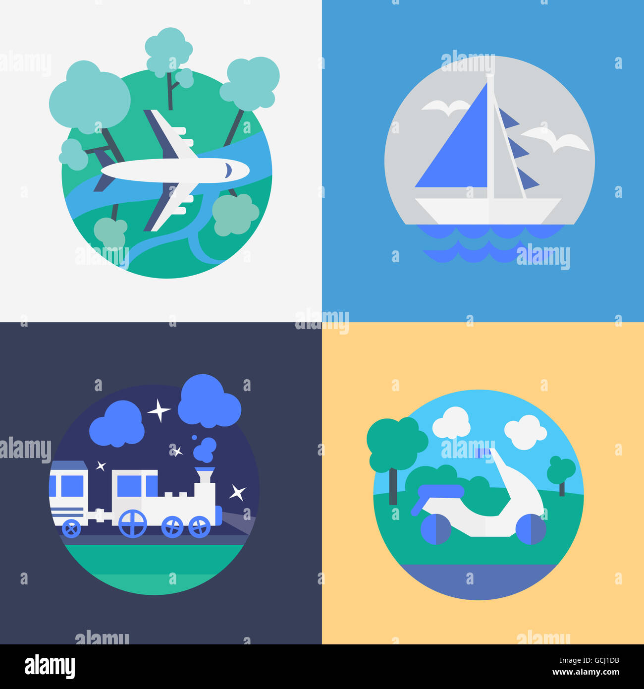 Methods of travel Stock Photo - Alamy