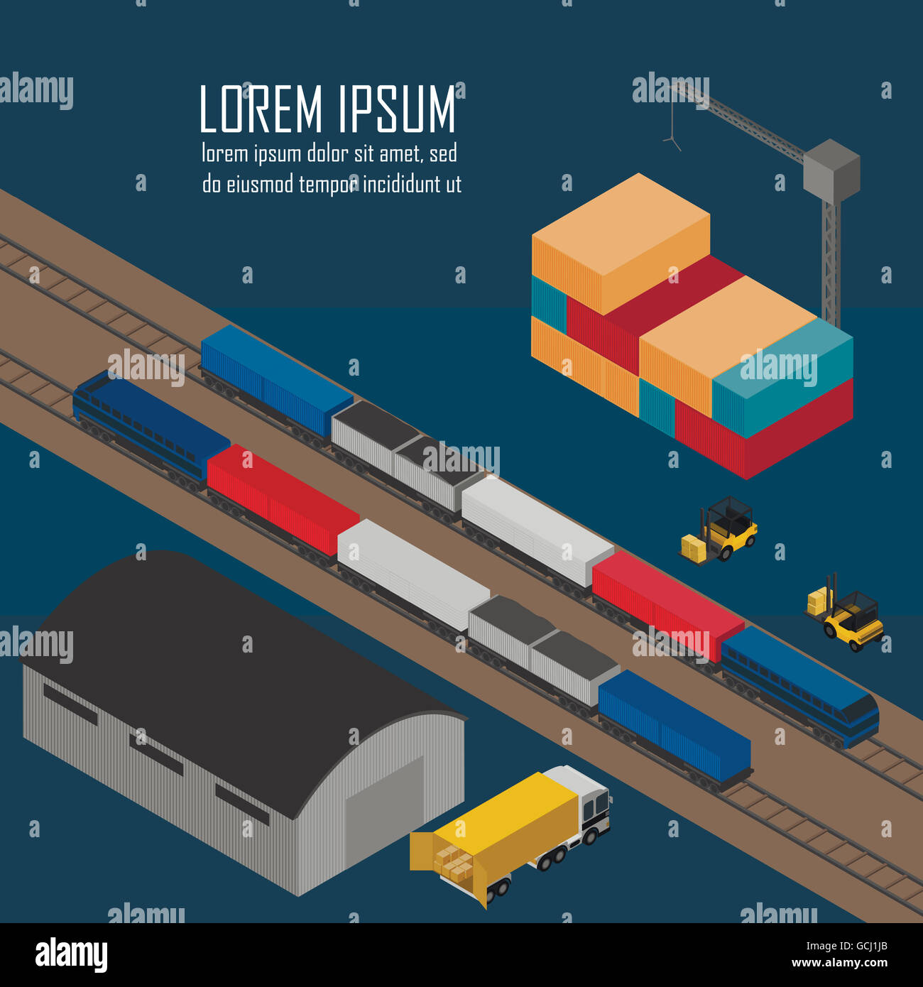 Warehouse management at railway depots Stock Photo - Alamy