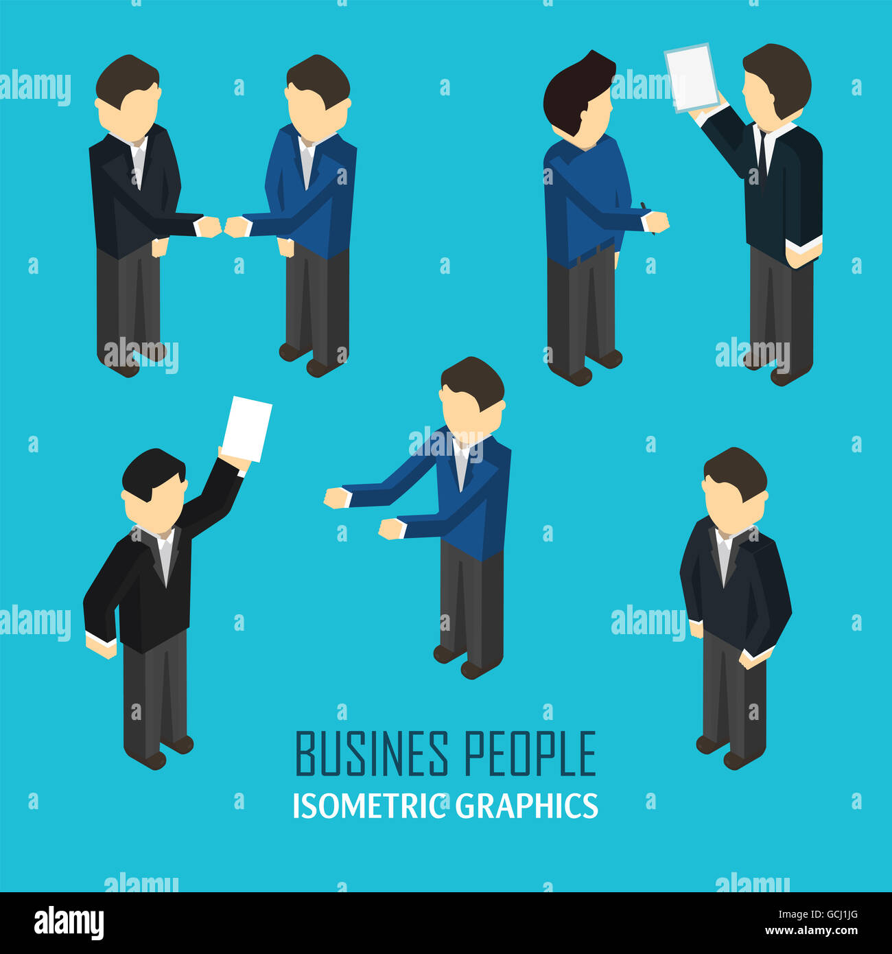 Business isometric hi-res stock photography and images - Alamy