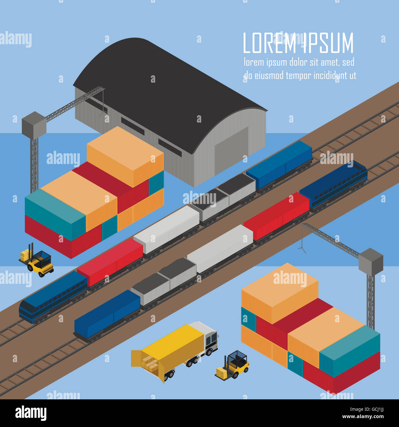 Warehouse management at railway depots Stock Photo - Alamy