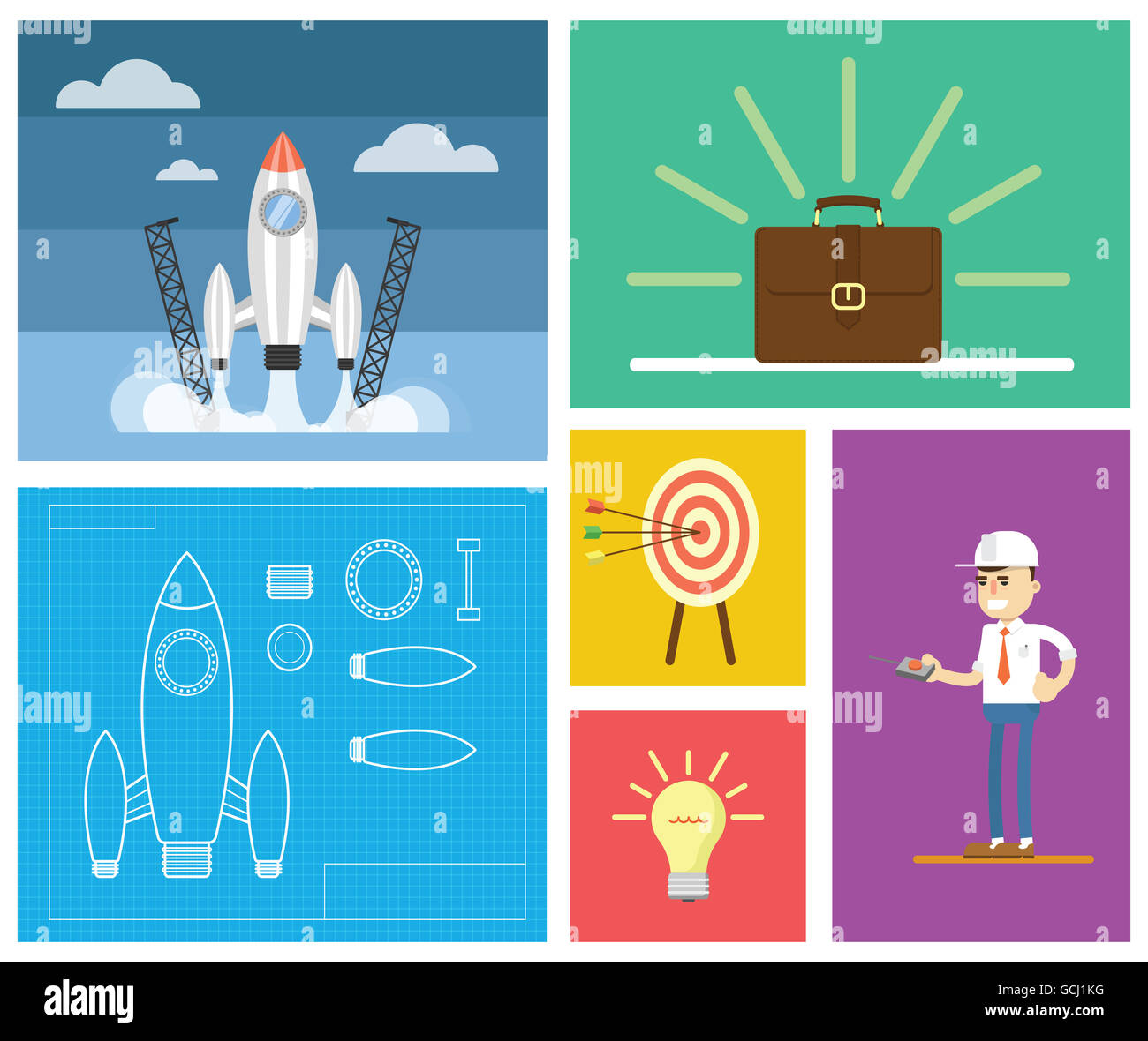 Start up business concept design Stock Photo - Alamy