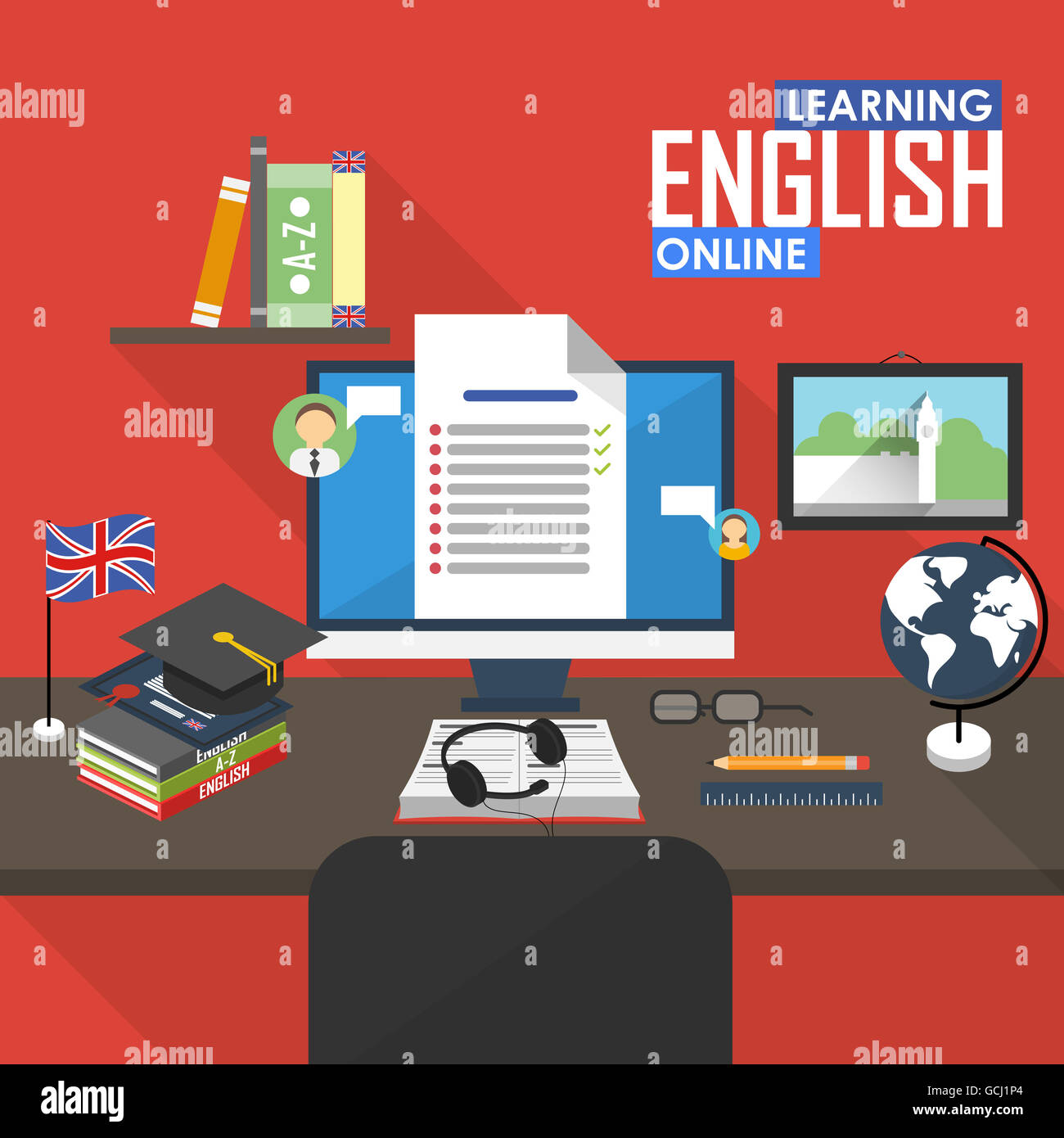 Distance English language Stock Photo - Alamy