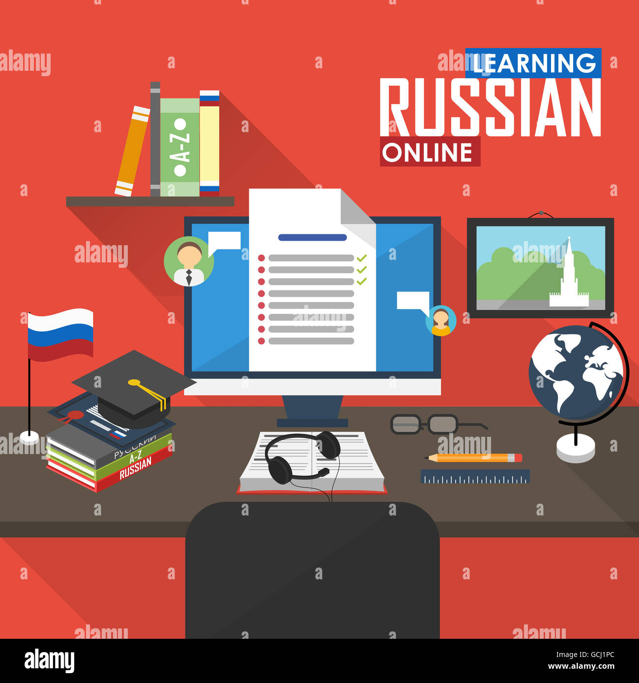 Russian language learning hi-res stock photography and images - Alamy
