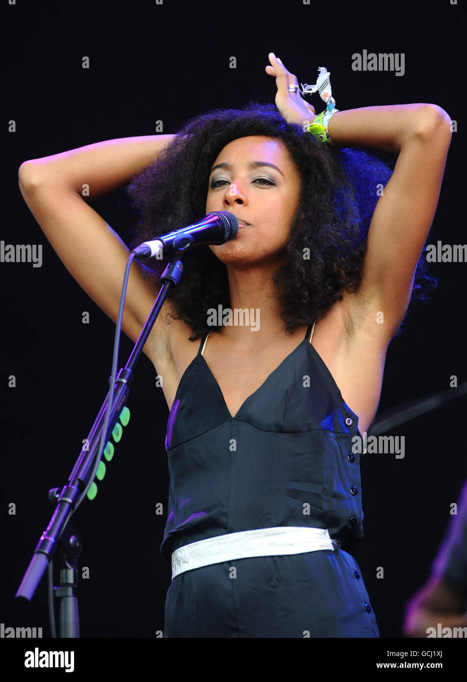 Hard Rock Calling 2010 - London. Corinne Bailey Rae is seen onstage at ...