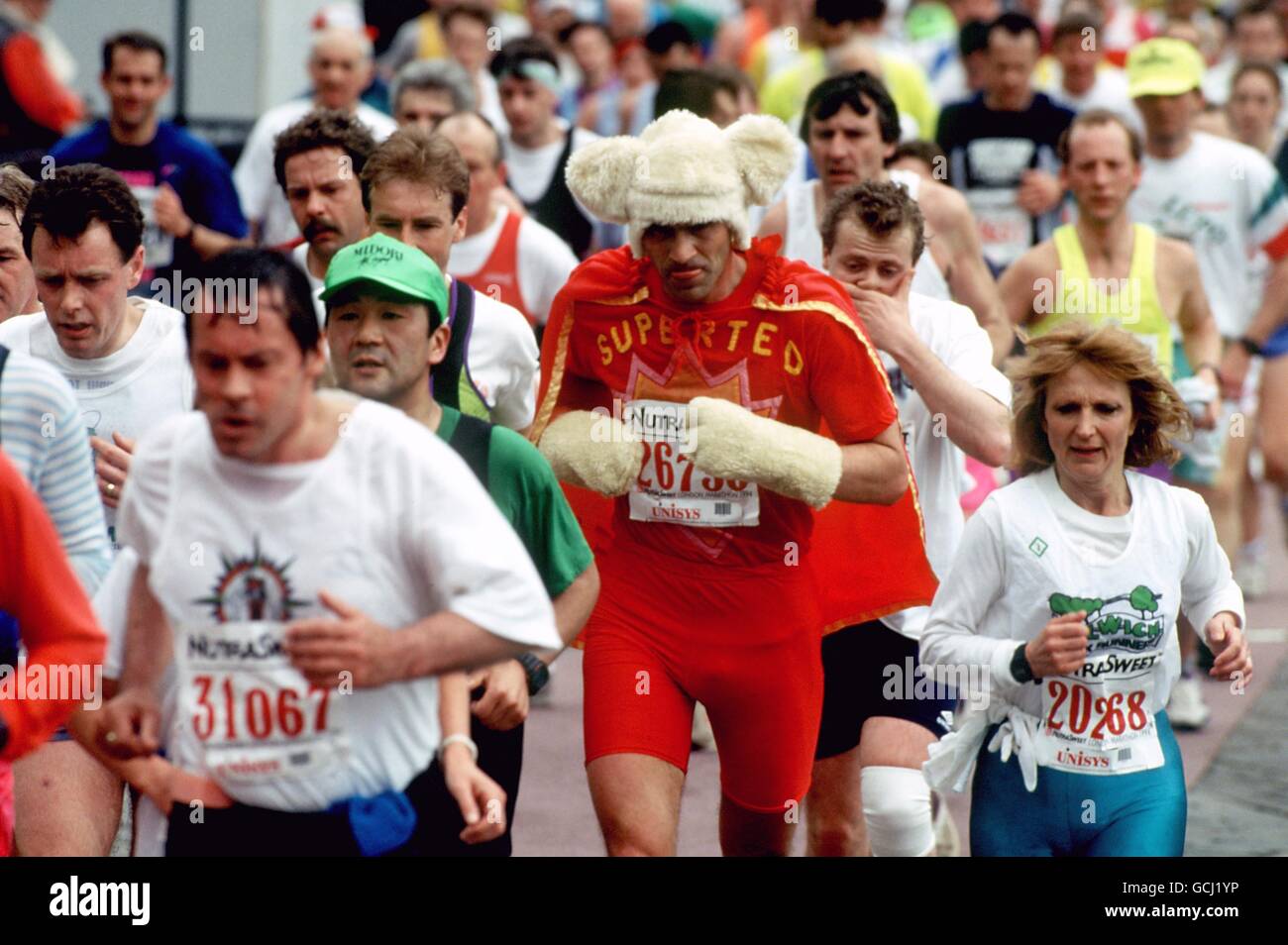 LONDON MARATHON.. FANCY DRESS Stock Photo - Alamy