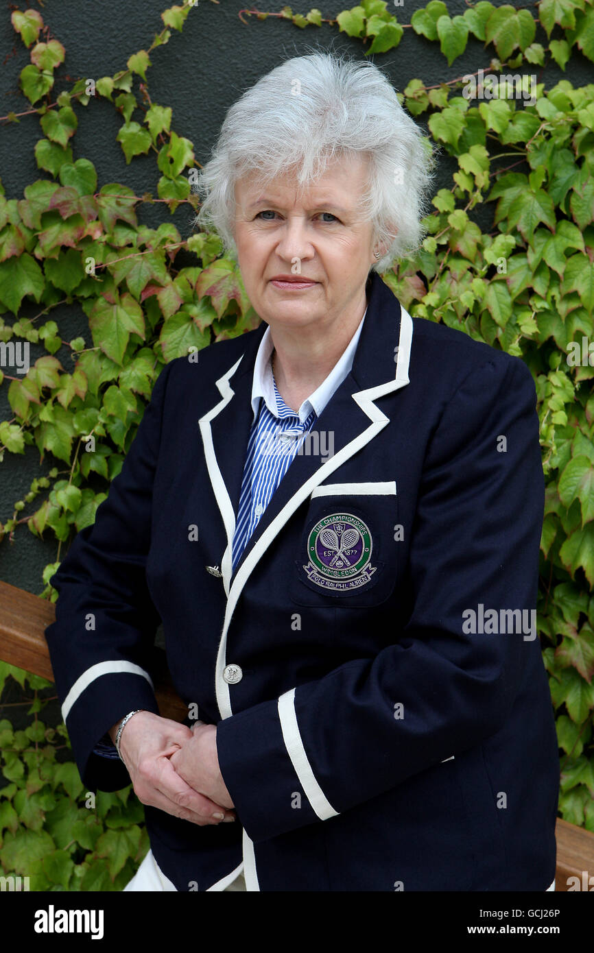 Tennis - Wimbledon Championships - New Head Umpire - Jenny Higgs Stock ...