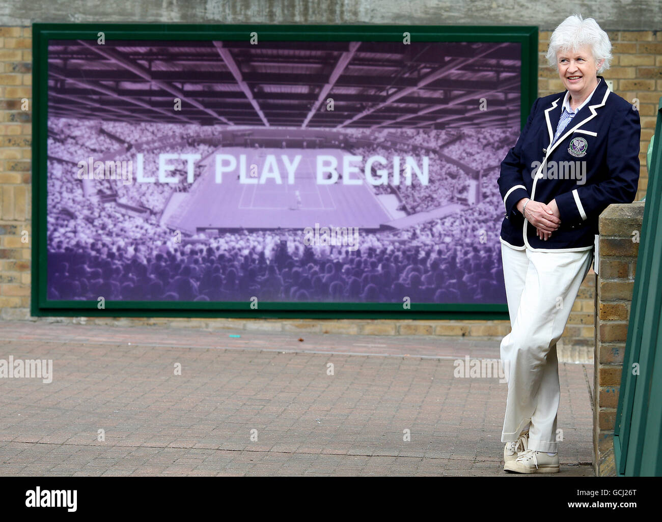 Tennis - Wimbledon Championships - New Head Umpire - Jenny Higgs Stock ...