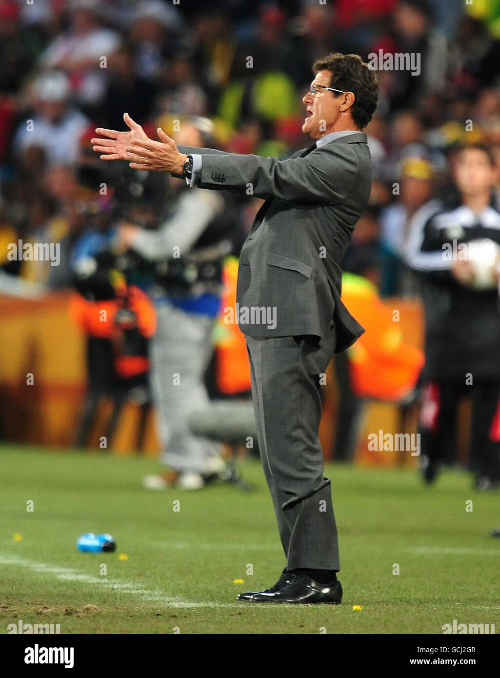 Fabio capello england reacts hi-res stock photography and images - Alamy