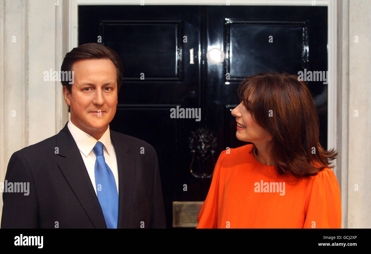 David Cameron wax figure unveiled Stock Photo - Alamy