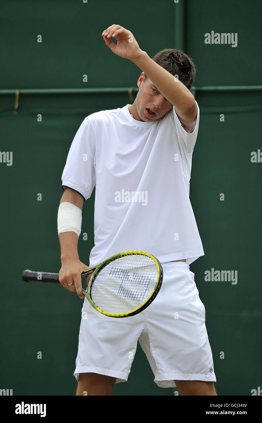 Great Britain's Oliver Golding during his match against Argentina's ...