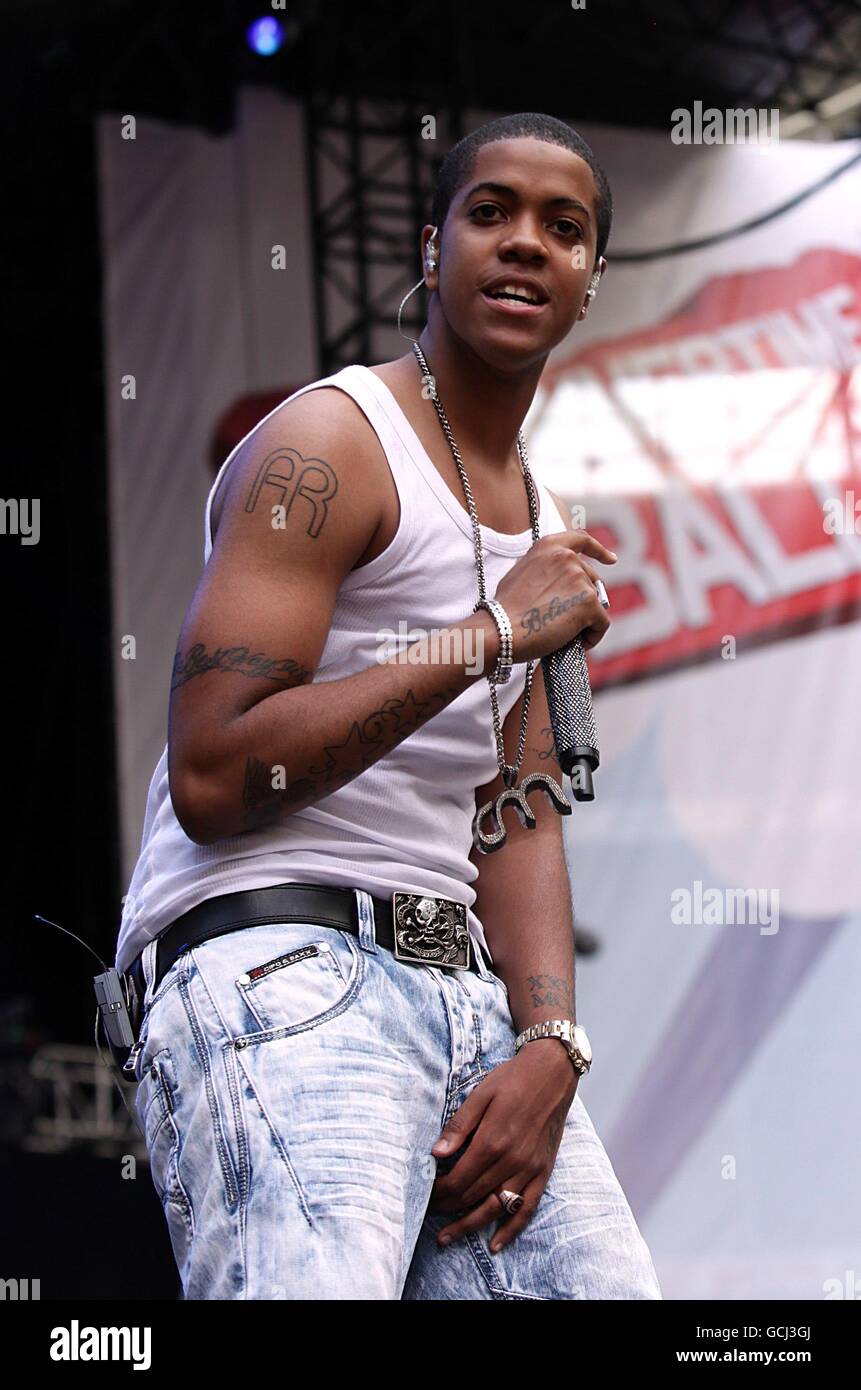 Chipmunk on stage during the Capital FM Summertime Ball at Wembley ...
