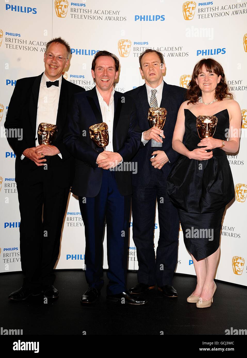 (left to right) Dominic Brigstocke, Ben Miller, Alexander Armstrong and ...