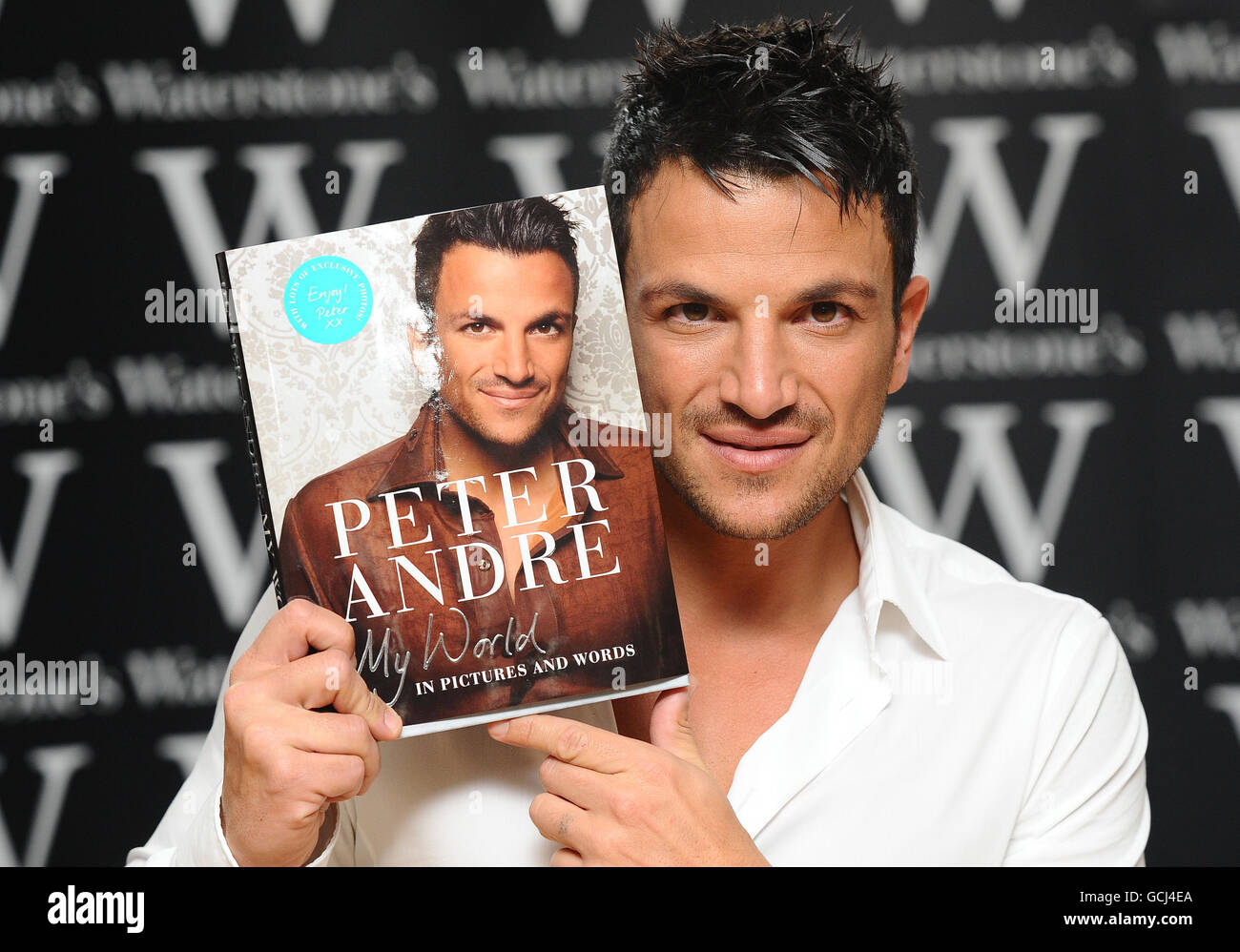 Peter Andre book signing - London. Peter Andre at a book signing for ...