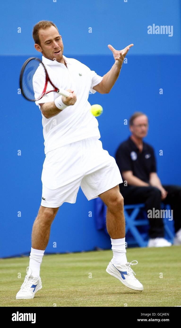 Israel's Dudi Sela in action during the AEGON Championships at The ...