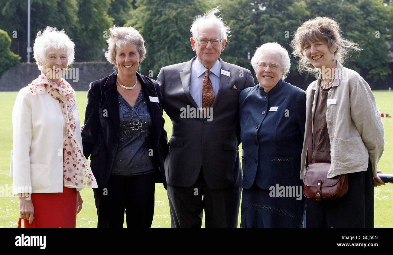 (Left to right) Margaret Mather, Angela Lyall, Peter Mather, Sheila ...