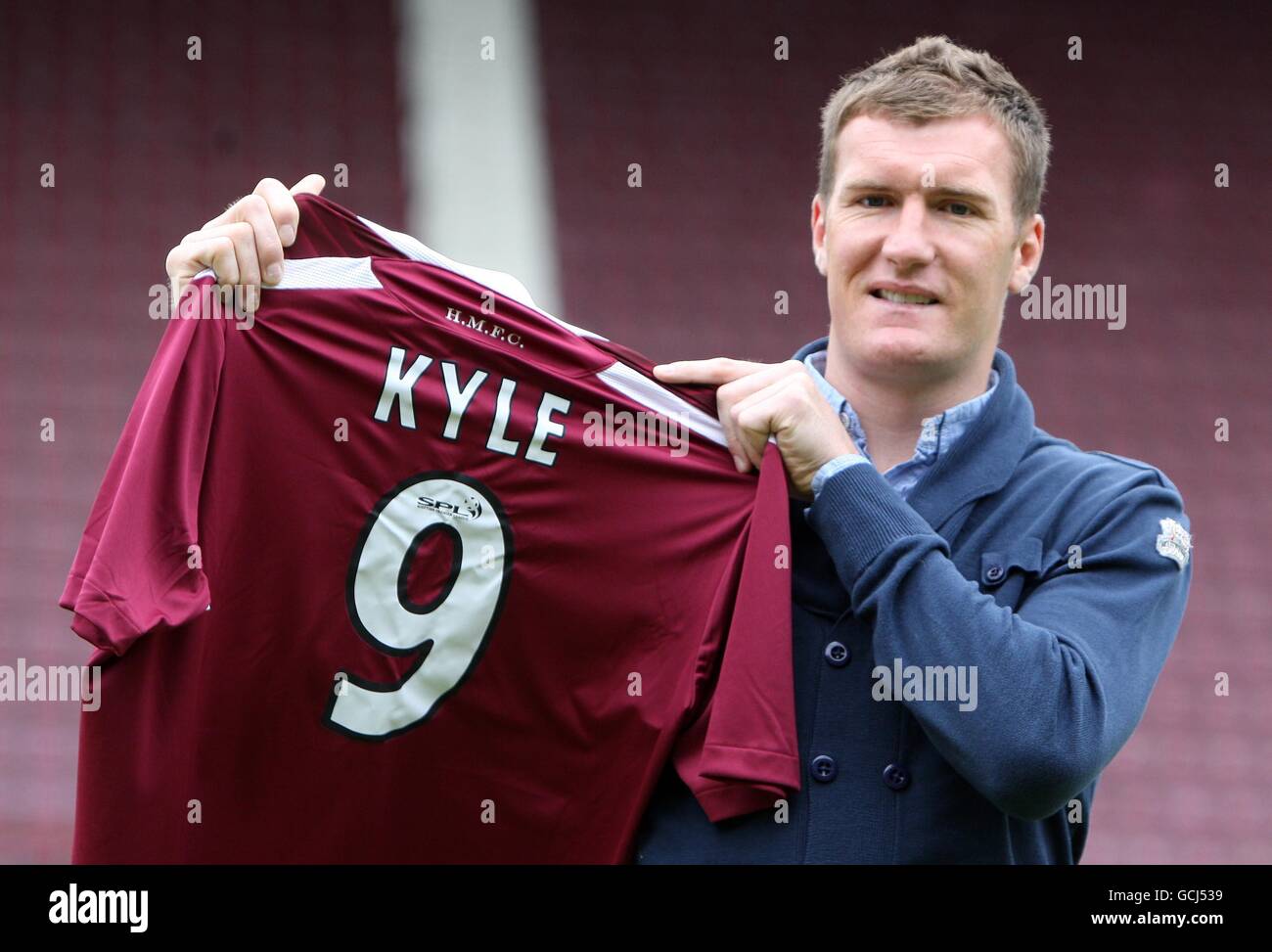 Soccer - Kevin Kyle Photo Call - Tynecastle Stadium Stock Photo - Alamy